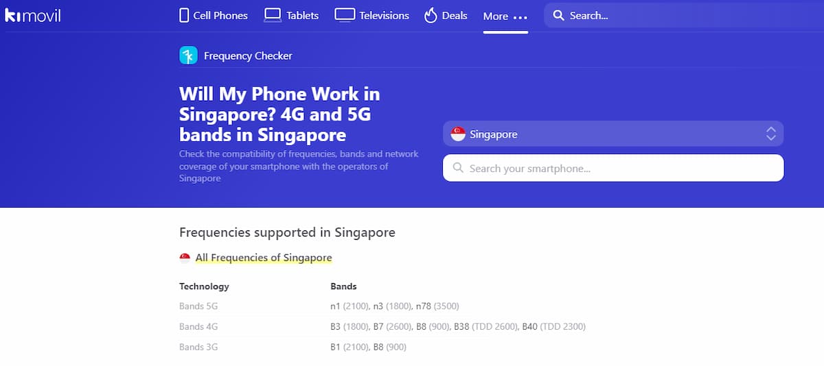 Using a cell phone in Singapore – How can I do it?